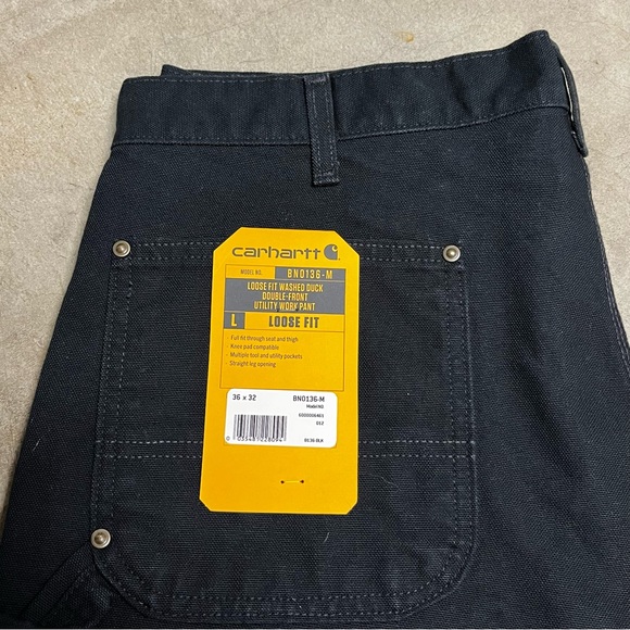 Carhartt | Pants | Nwt Carhartt Double Front Pants B36 Black 36 X 32 | Poshmark